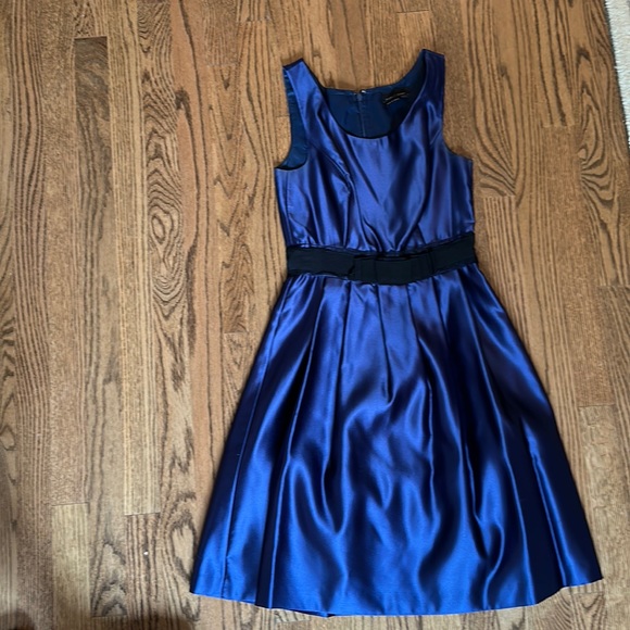 Max & Cleo | Dresses | Max And Cleo Blue Silk Dress | Poshmark